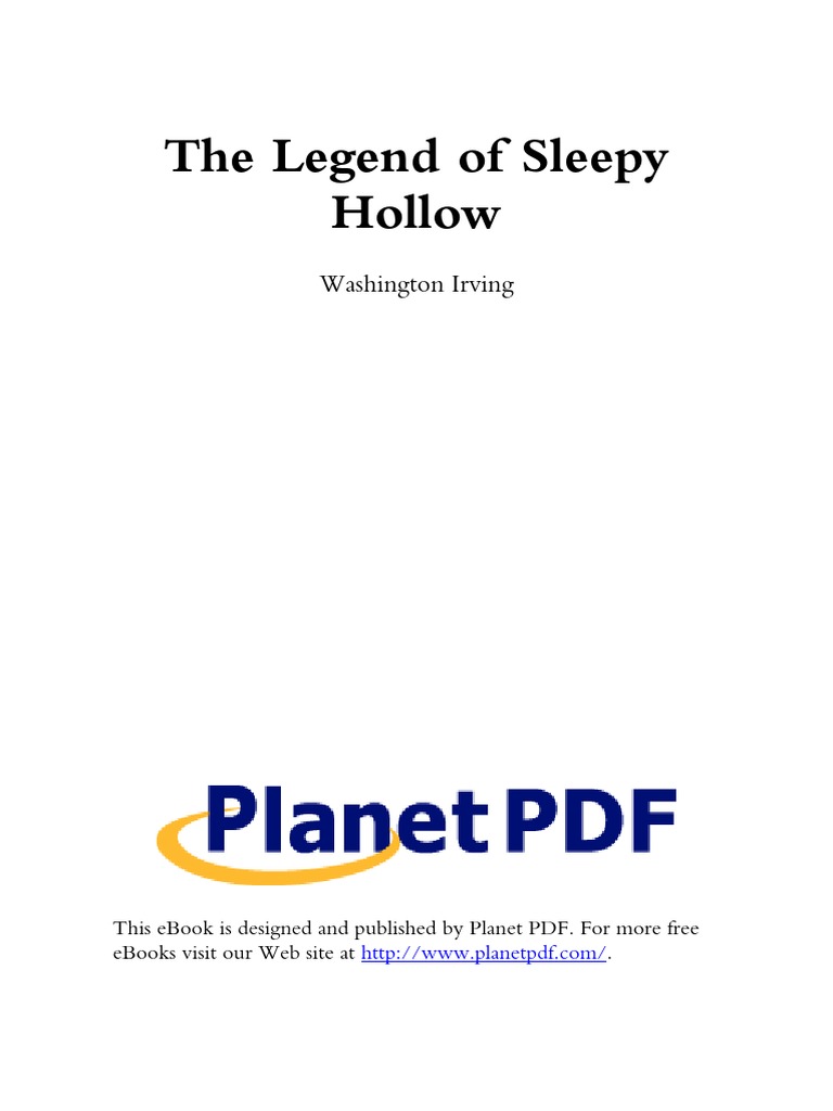 Washington Irving - The - Legend - of - Sleepy - Hollow - T PDF | PDF ...
