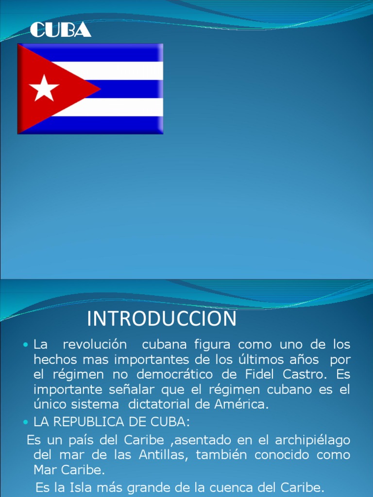 Trabajo de Cuba | PDF | Cuba | Fidel Castro