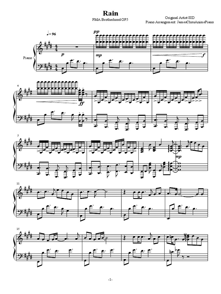 FMA Rain | PDF