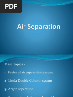 Cryogenic Air Separation Process Overview | PDF | Distillation ...