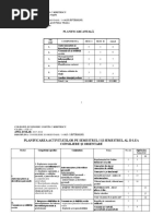 Planificare Dirigentie Clasa A XI-a | PDF