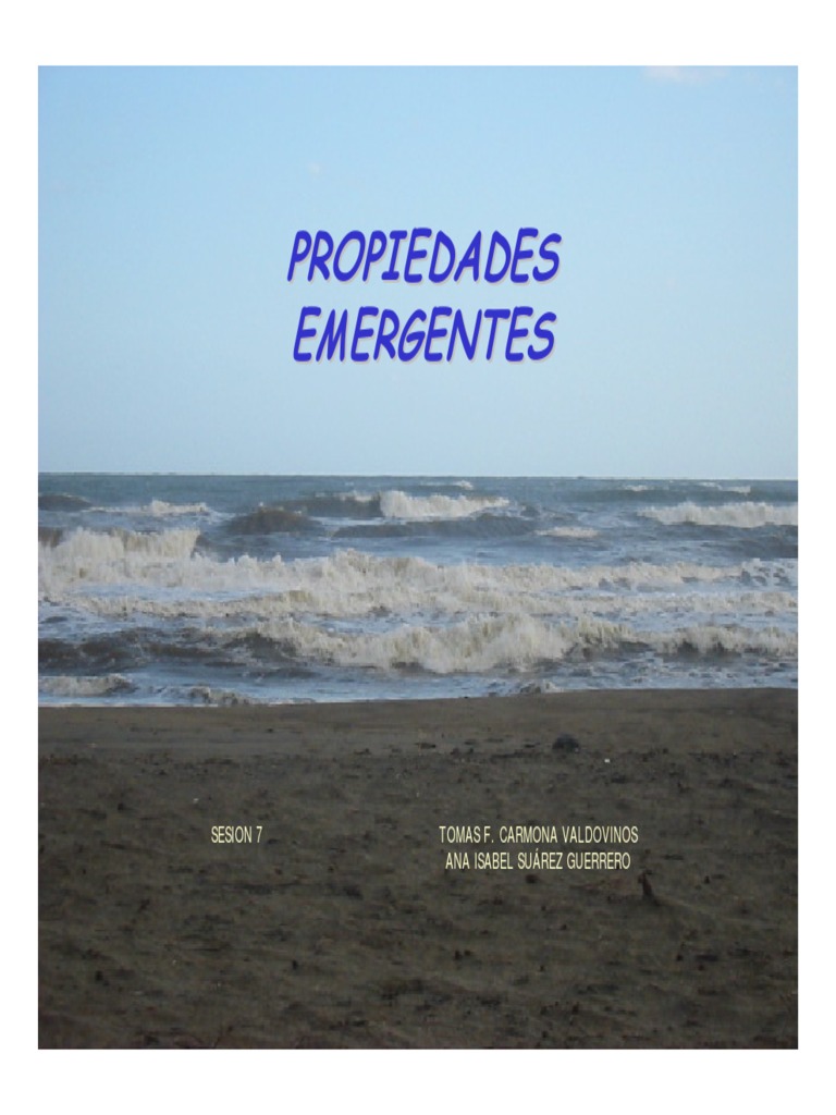 Propiedades Emergentes PDF | PDF