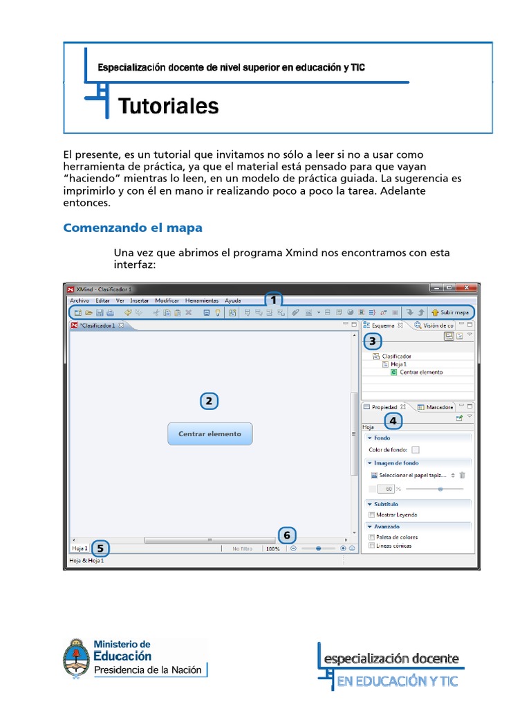Guía de Uso Programa Xmind PDF | PDF