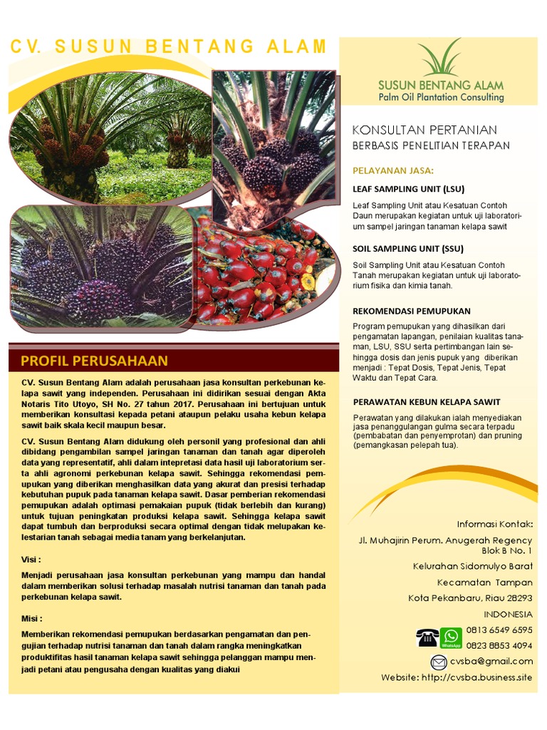 Leaf Sampling Unit Soil Sampling Unit Rekomendasi Pemupukan | PDF