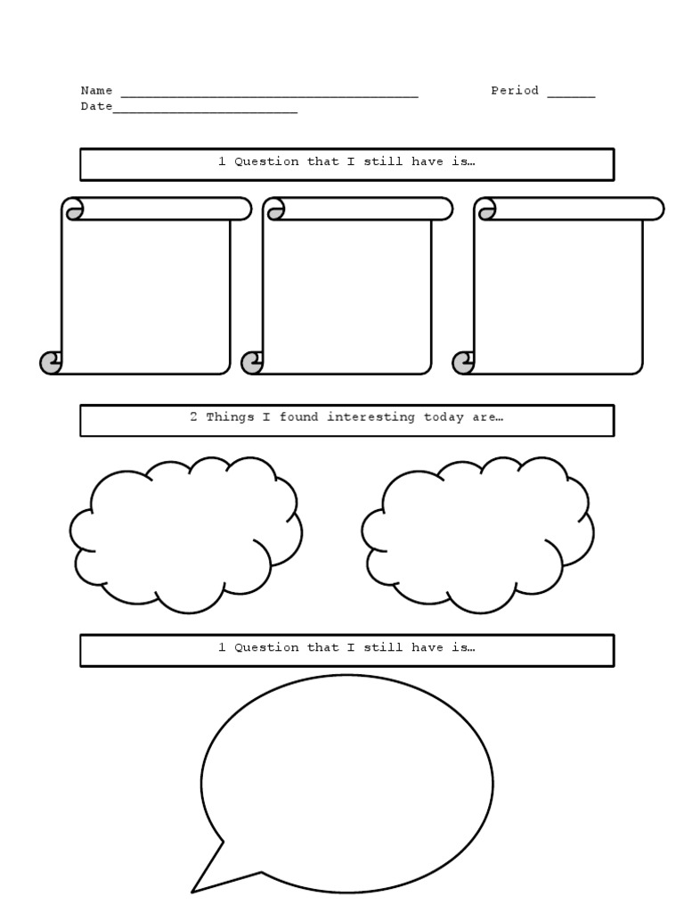 321 Exit Ticket | PDF