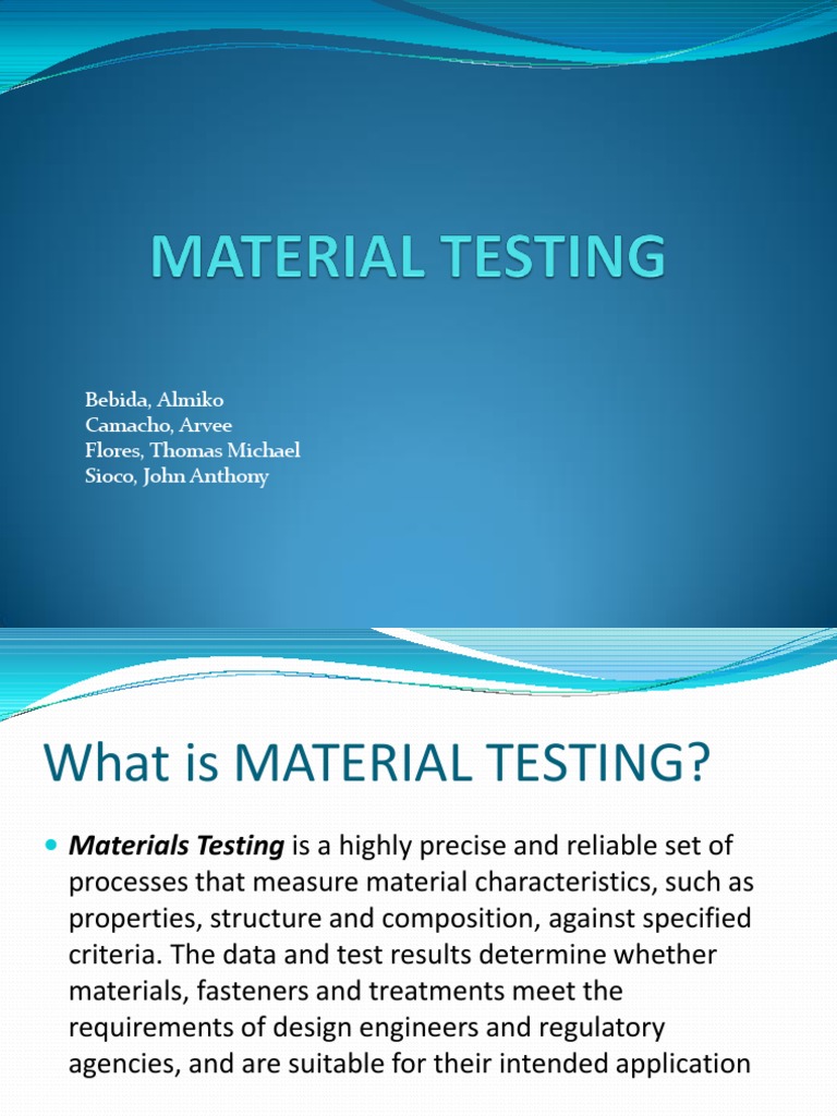 Material Testing Report | PDF | Beam (Structure) | Thermal Expansion