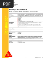 TDS Leaflet Microkrete HS223!06!2022 | PDF | Concrete | Materials