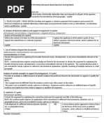 APUSH LEQ Rubric Update 2023 | PDF | Argument | Reason