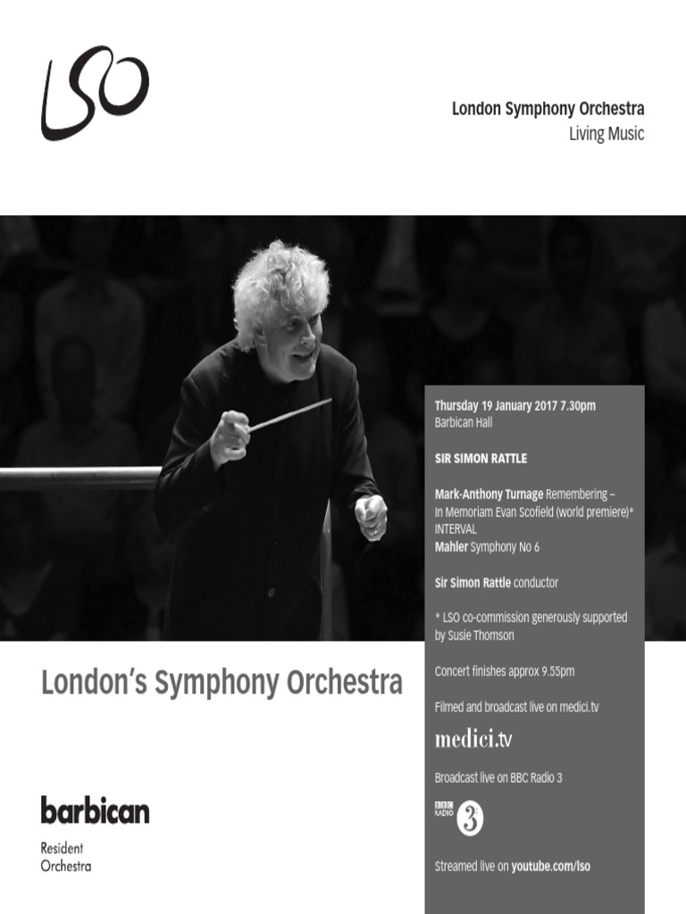 Remembering a Friend: The World Premiere of Mark-Anthony Turnage's ...