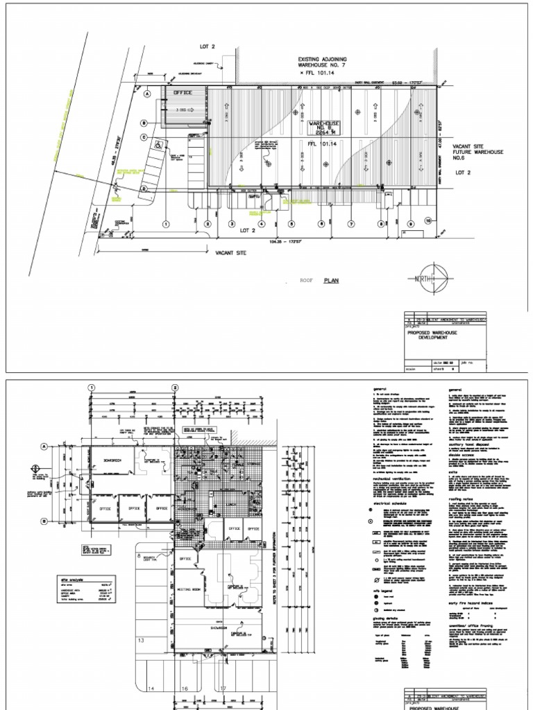 Warehouse Architectural Drawings