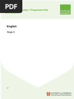 English Stage 9 Sample Paper 2 Insert - tcm143-595376 | PDF | Mystery ...