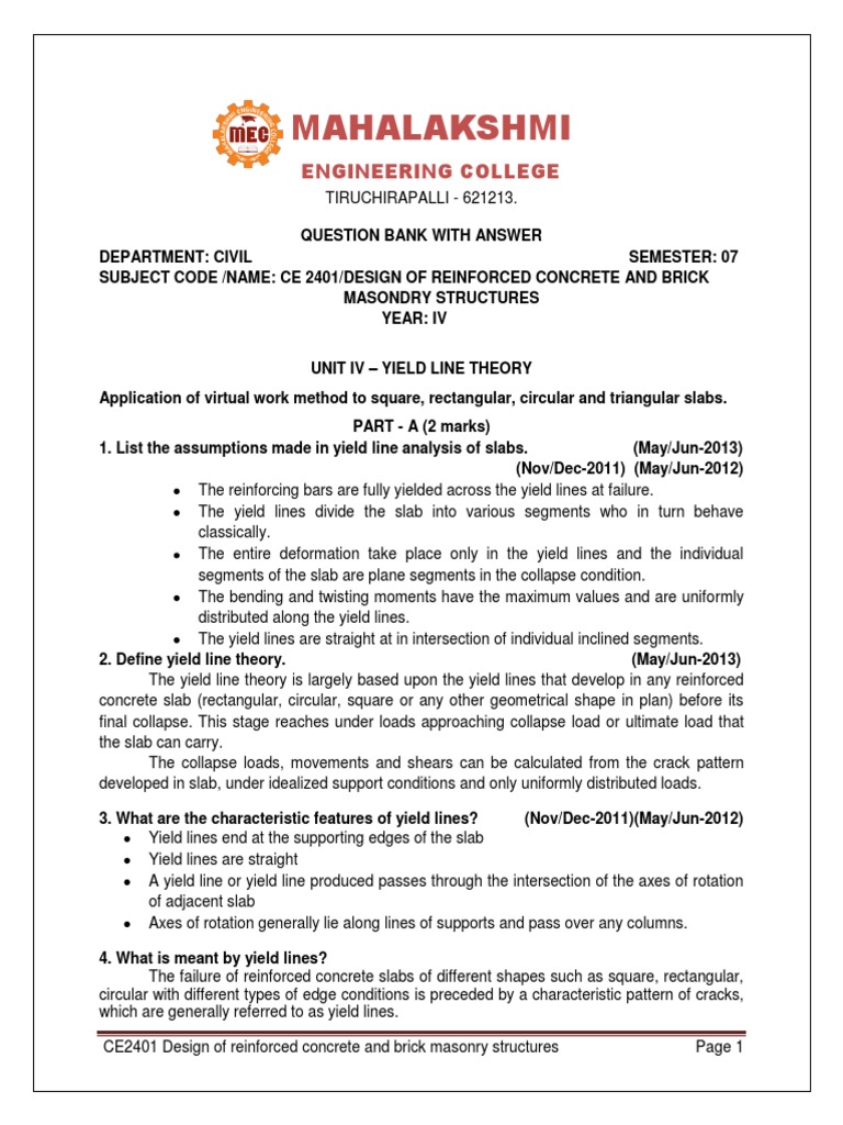 Unit Iv PDF | PDF | Yield (Engineering) | Bending