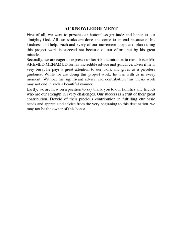 Acknowledgement | PDF | Flood | Water Resources