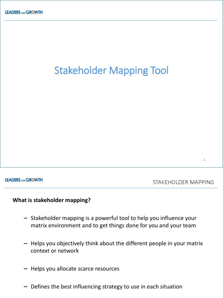 Stakeholder Management Pdf Stakeholder Corporate Persuasion
