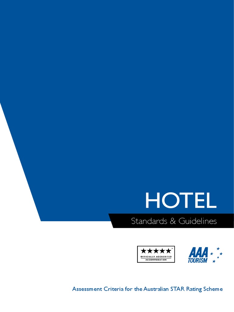 Hotel Standard and Guidelines PDF | PDF | Finance & Money Management