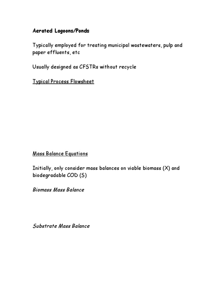 Aerated Lagoons 2005 | PDF | Sewage Treatment | Anaerobic Digestion