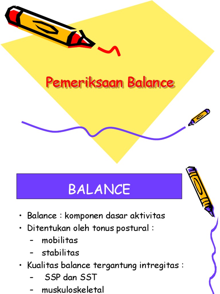 Pemeriksaan Balance | PDF