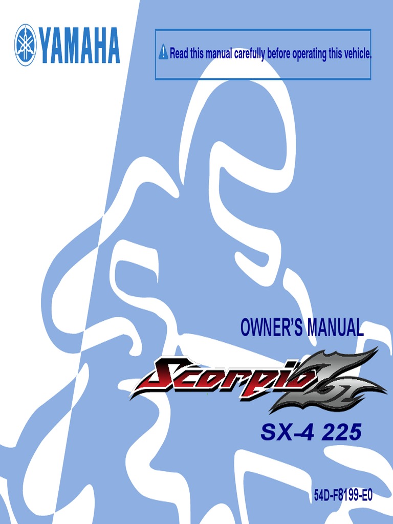2011 SSX4 225 PDF | PDF | Clutch | Motorcycle