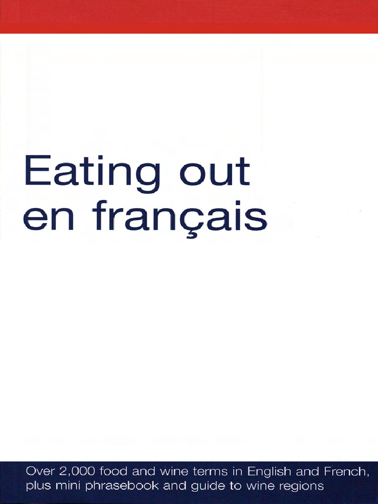 Eating Out en Francais PDF | PDF