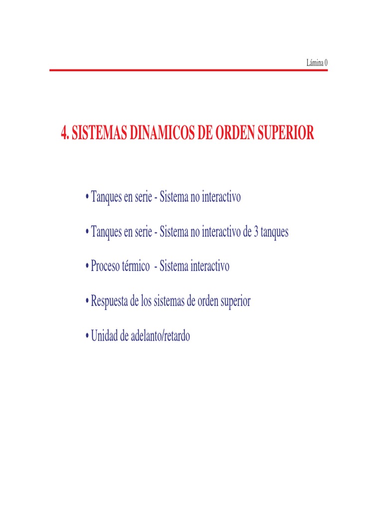 4 Procesos de Orden Superior