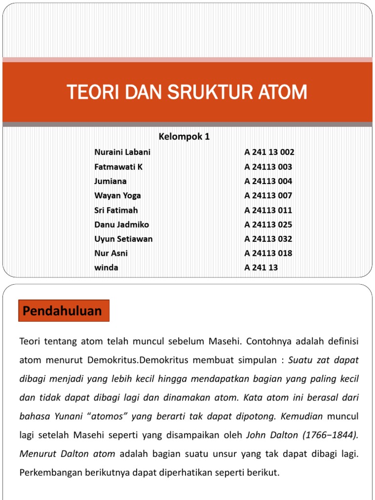 Teori Dan Sruktur Atom | PDF | Seni