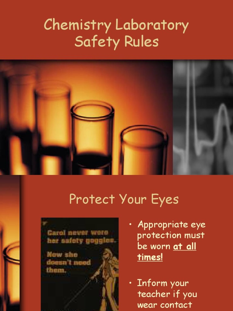 Safety First: A Comprehensive Guide to Chemistry Laboratory Safety ...