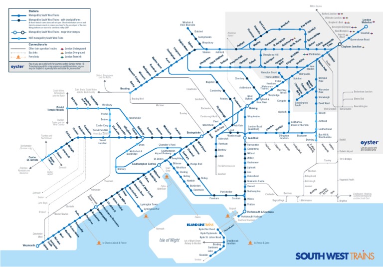 London Waterloo: Isle of Wight | PDF | Transport Infrastructure | Rail ...