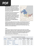 Tríptico Región Costa Ucayali | PDF