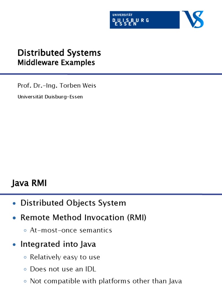 Distributed Systems: Middleware Examples | PDF | Web Server | Internet & Web