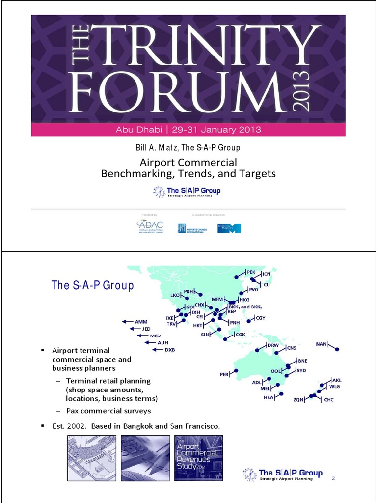 Trinity2013 Bill Matz | PDF | Airport | International Airport