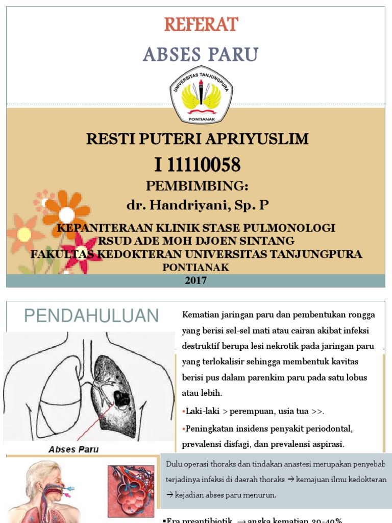 Referat Abses Paru | PDF