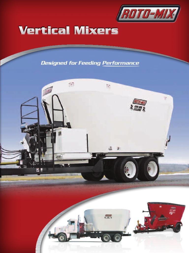 Roto-Mix Vertical Mixers | PDF | Tractor | Truck