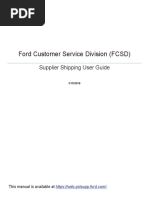 Ford Customer Service Division Overview | PDF | Supply Chain | Ford ...