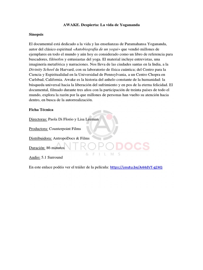 Info AWAKE PDF | PDF | Relaciones personales, crianza y desarrollo personal