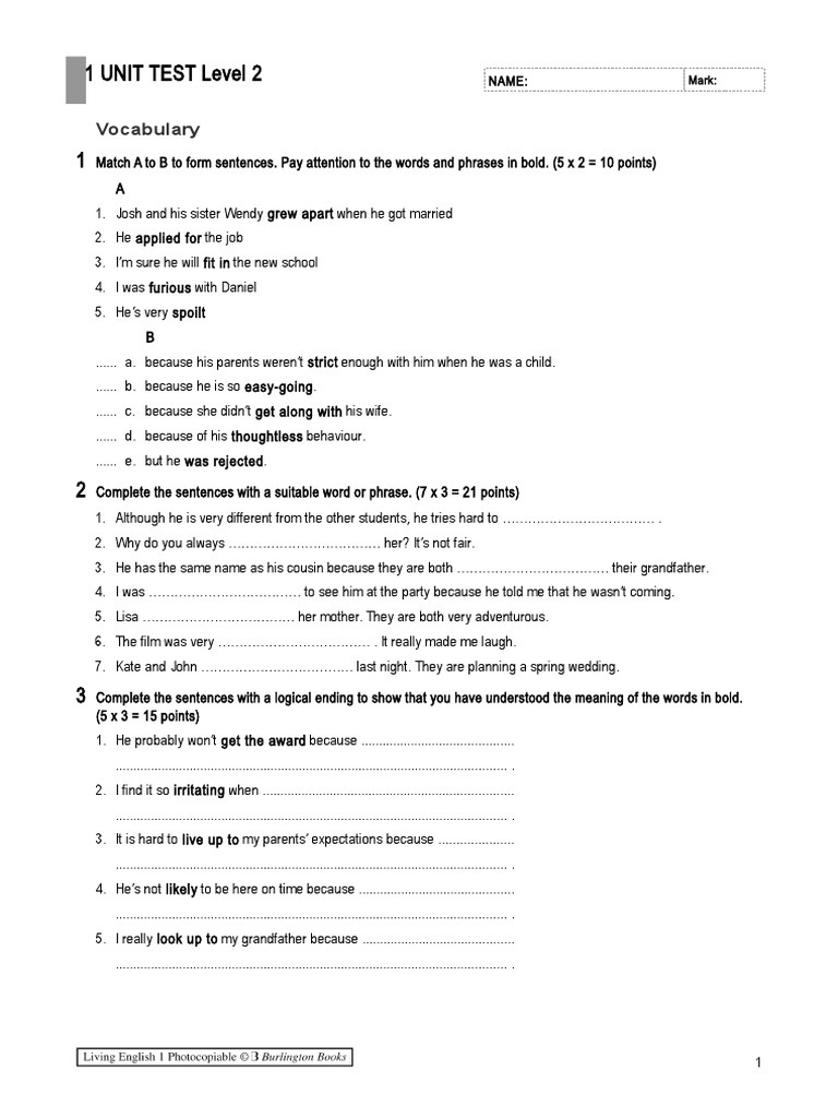 Le1 Aio Ut1 | PDF | Style (Fiction) | Language Mechanics