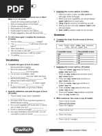 Unit 1 Standard Test A Answers | PDF