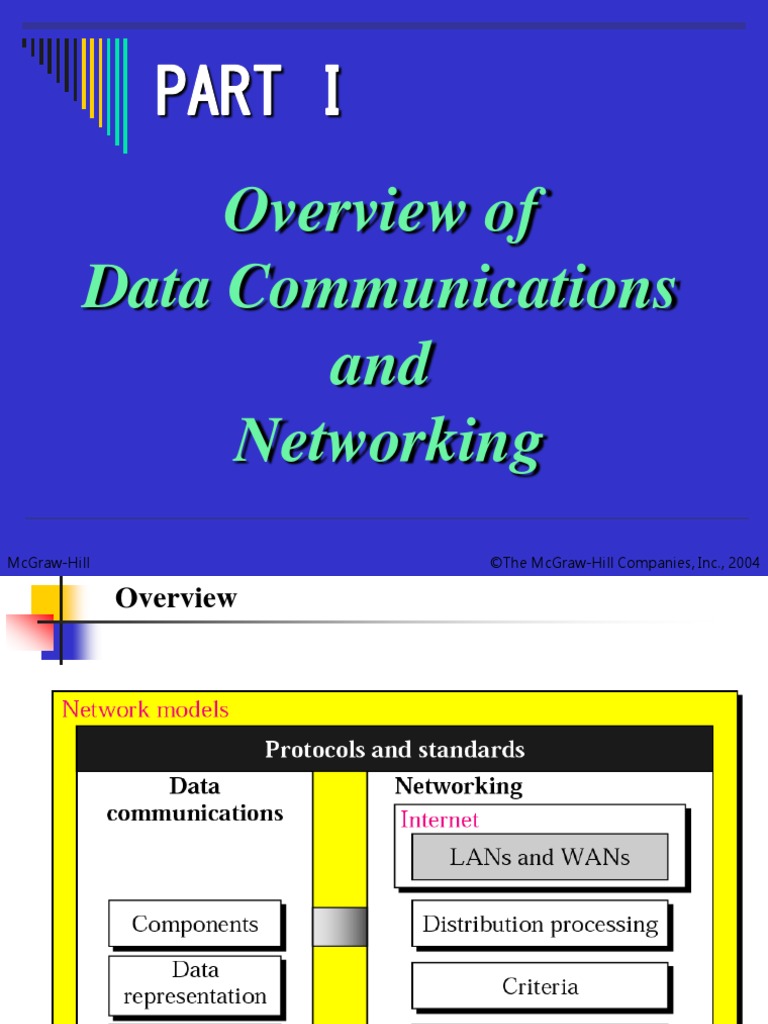 Overview of Data Communications and Networking: Mcgraw-Hill ©the Mcgraw ...