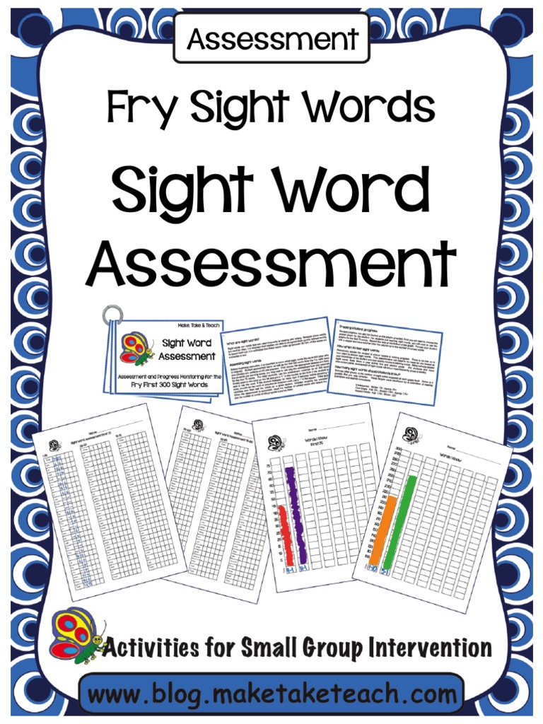 Frysightwordassessmentandprogressmonitoringmaterials | PDF ...