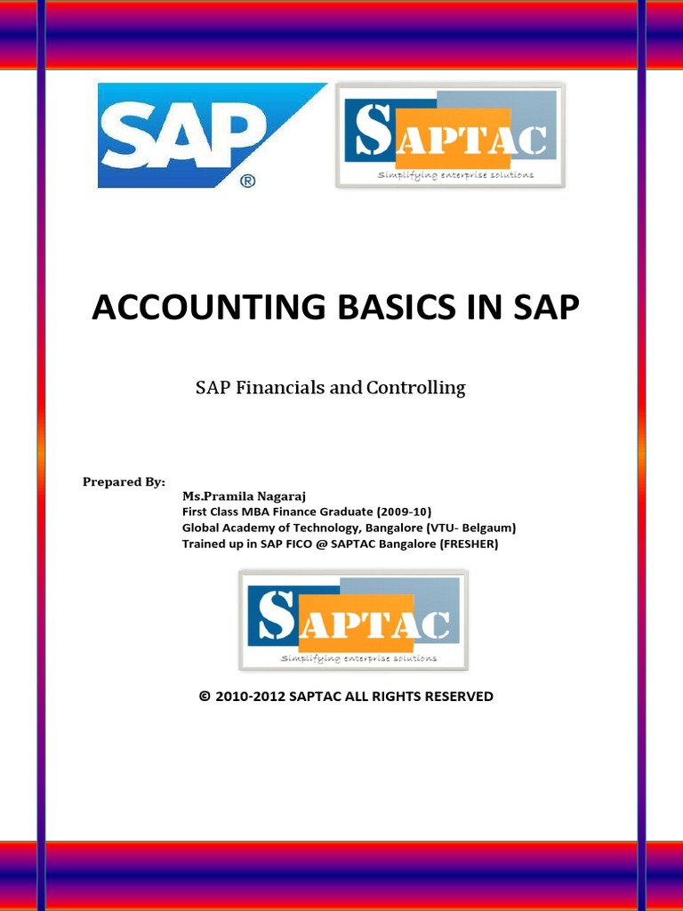 Accounting Basics in Sap | PDF | Debits And Credits | Depreciation