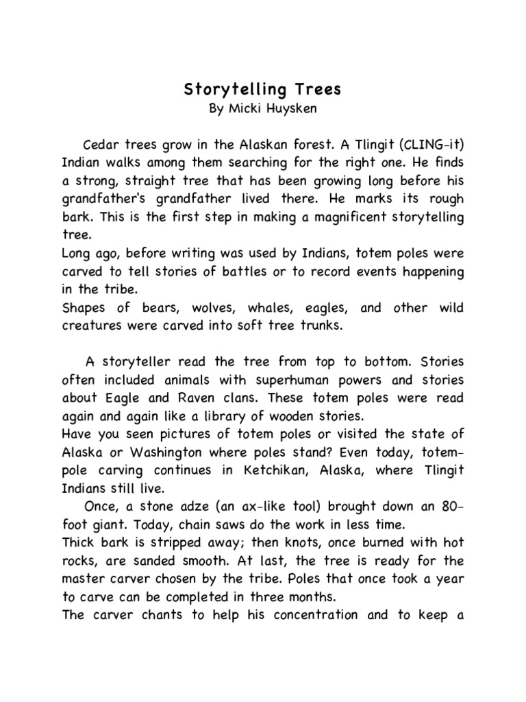 Storytelling Trees | PDF | Trees | Nature