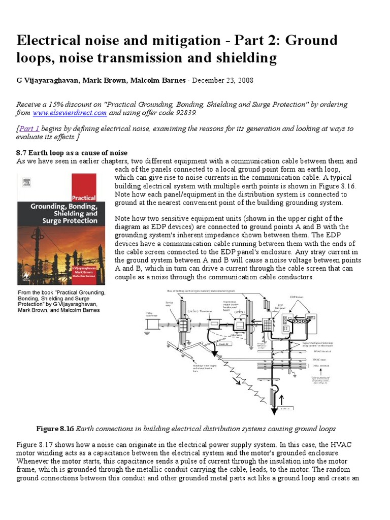 Electrical Noise and Mitigation Part 2 | PDF | Coaxial Cable ...