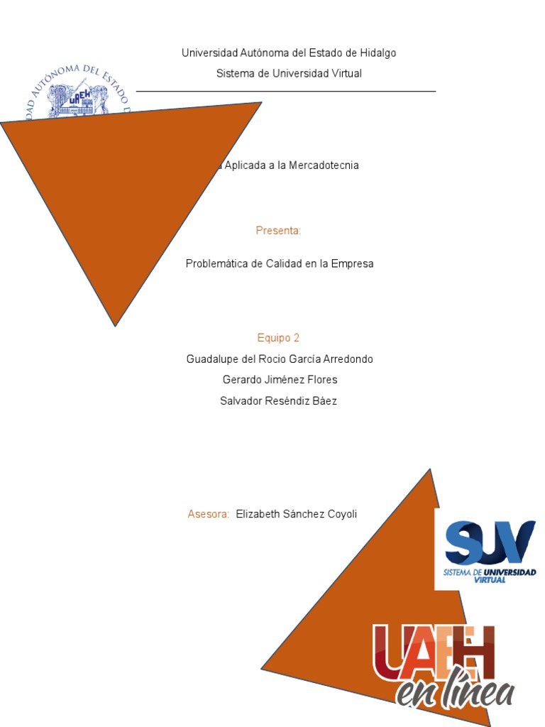 Problematica Calidad Empresa | PDF | Calidad (comercial) | Alimentos