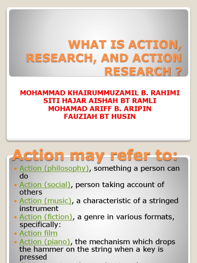 Understanding Action Research in Education | PDF | Science & Mathematics