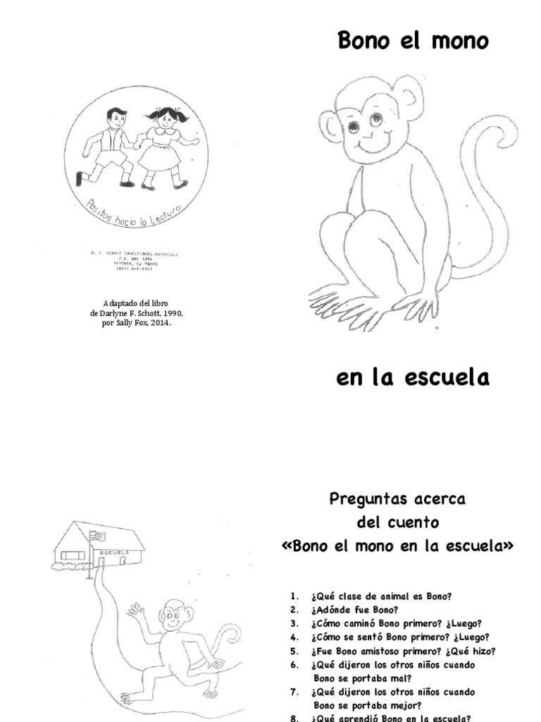Bono+el+mono+student+reader+in+Spanish | Ocio