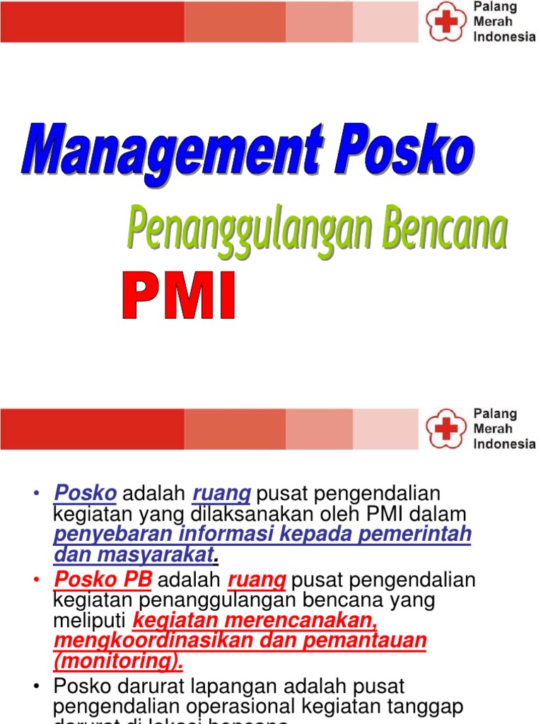 Manajemen Posko | PDF