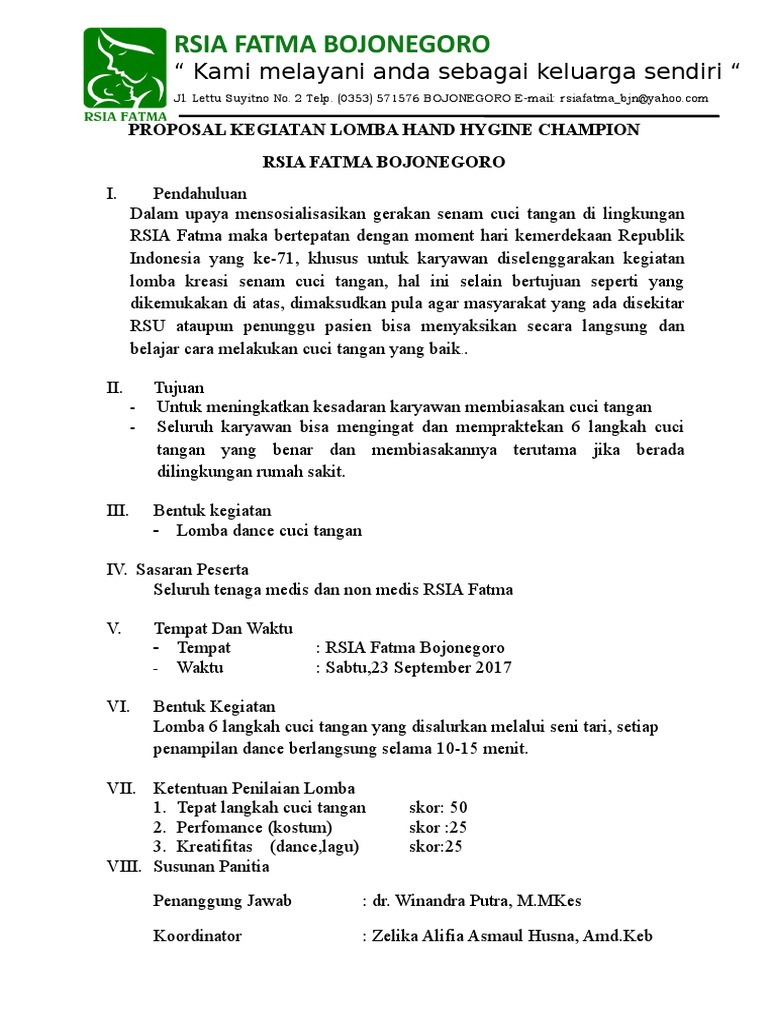 Proposal Hand Hygiene | PDF