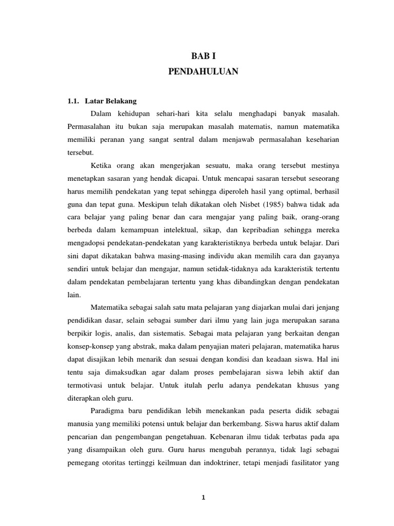 Makalah Mini Riset Kita | PDF