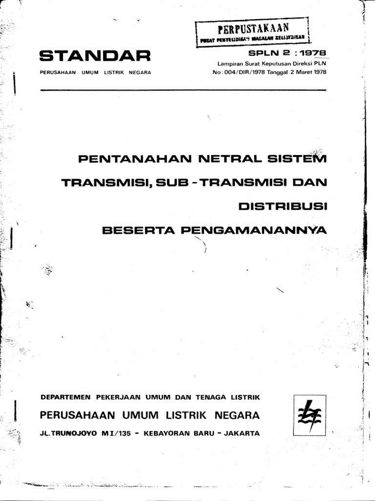 SPLN 2 - 1978 PDF | PDF