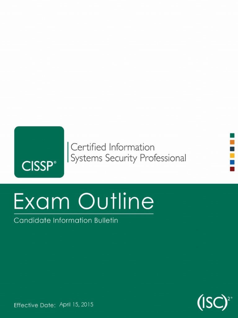 Cissp-Cib-Blueprint From ISC PDF | PDF | Information Security | Risk ...