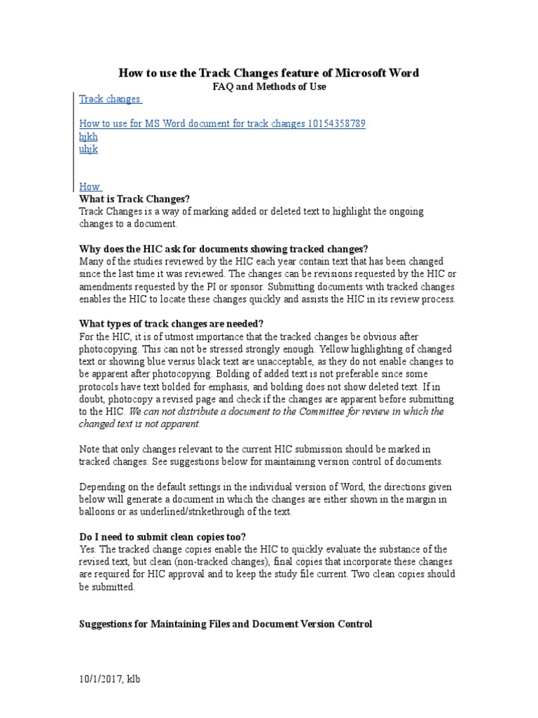 Track Change 59 | PDF | Microsoft Word | Version Control